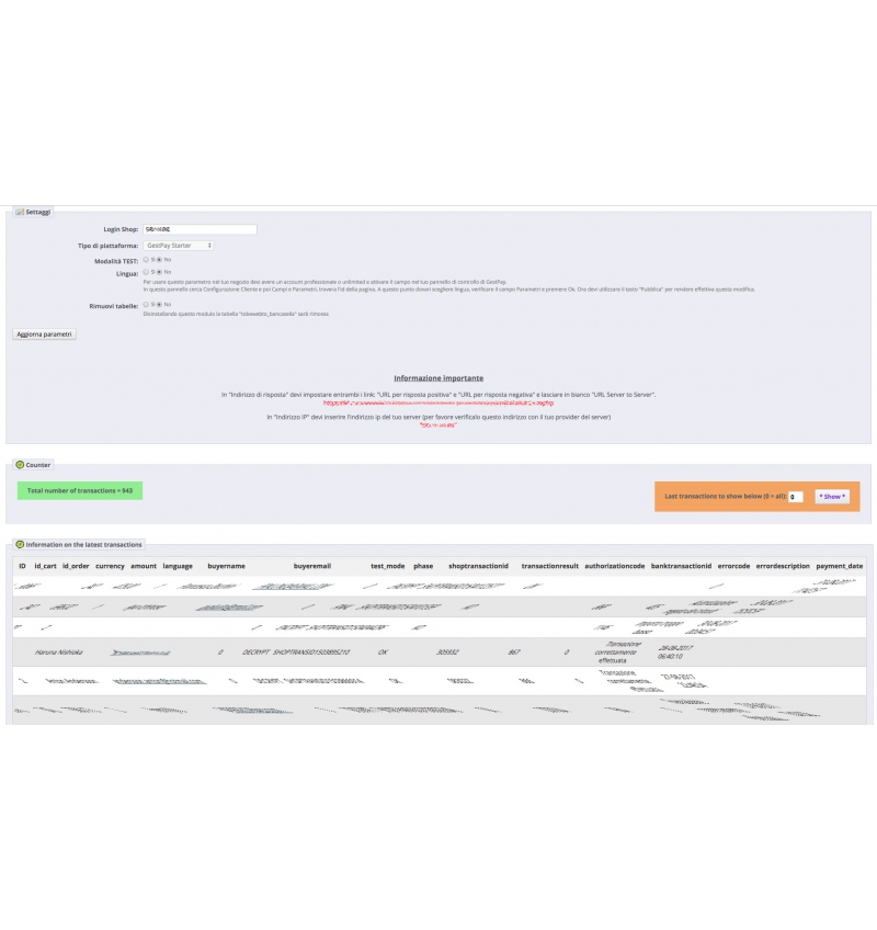 Modulo Login come Cliente Prestashop collegati con credenziali utente.